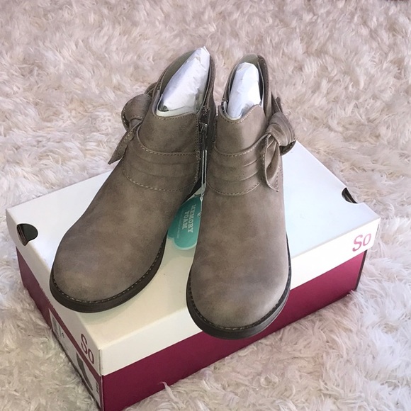SO | Shoes | Nwt So Booties Girls Size 4 | Poshmark